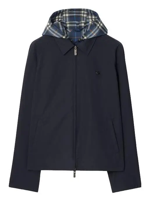 Burberry Hodson Reversible Harrington Jacket - Silhouette Blue
