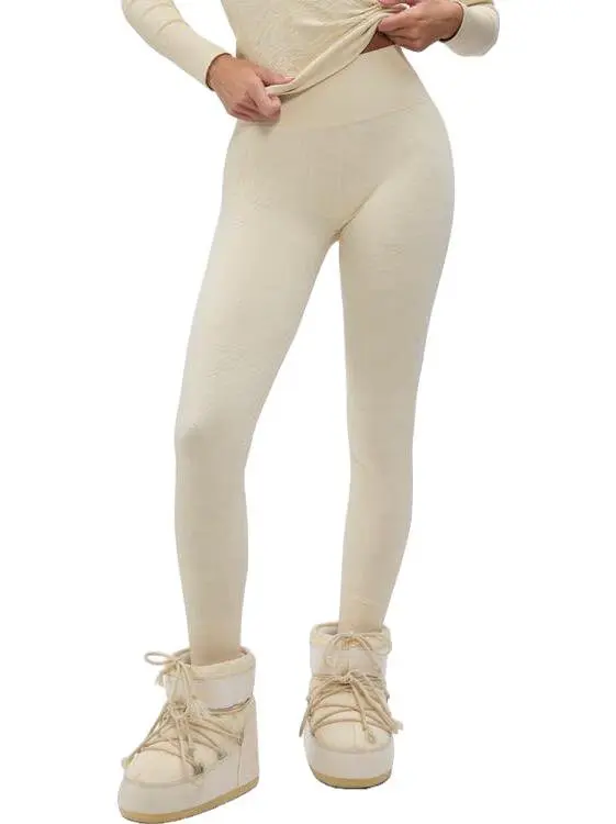 HALFDAYS Sophia Base Layer Leggings - Oatmilk