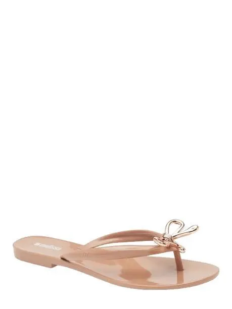 Melissa Harmonic Iris Flip Flop - Brown