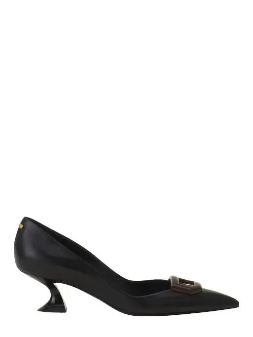 LANVIN Leather Pumps With Buckle - Black