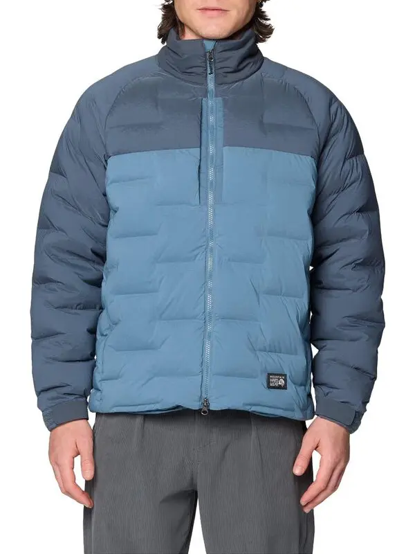Mountain Hardwear Stretchdown Big Baffle 700 Fill Power Down Jacket - Adriatic Blue/moon Blue