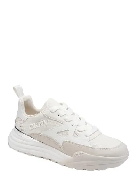Dkny Zanira Low Top Sneaker - Soft White/white