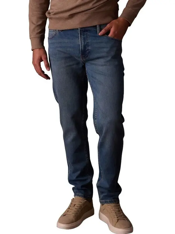 THE NORMAL BRAND Comfort Terry Five-pocket Jeans - Dark Wash