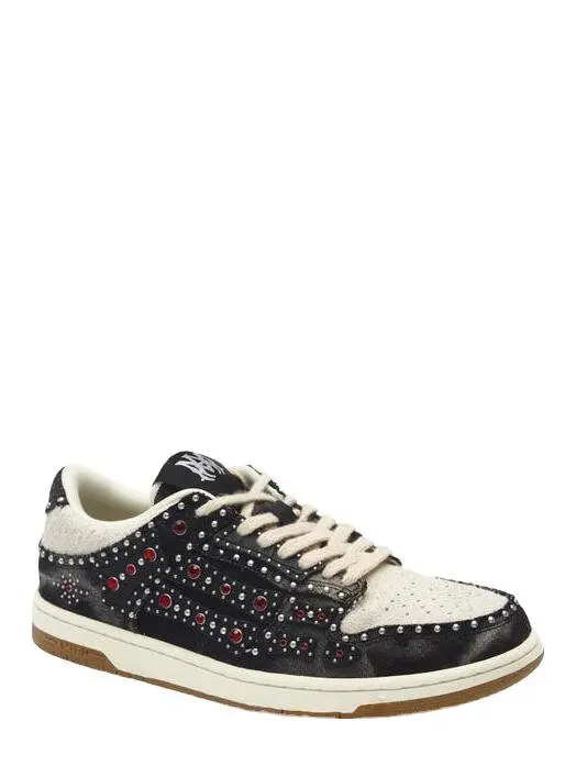 Amiri Studded Skeleton Low-top Sneakers - Black
