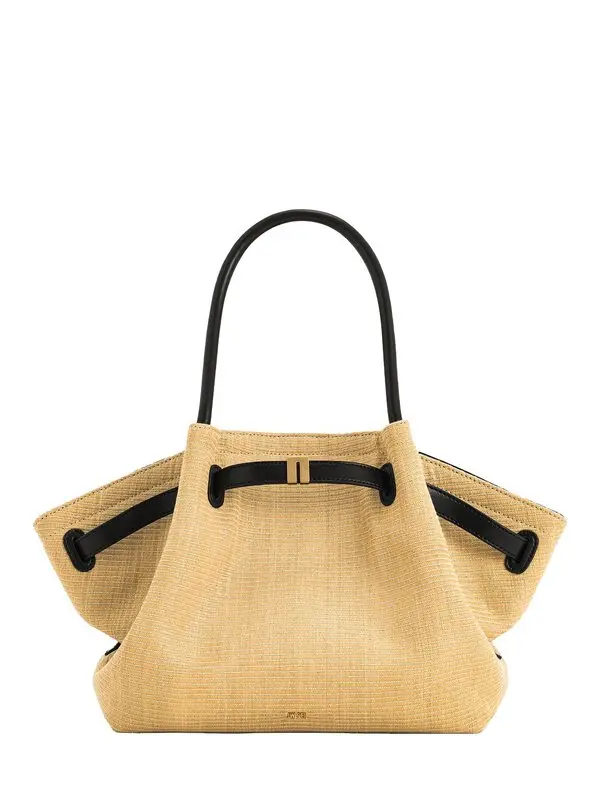 Jw Pei Medium Hana Faux Straw Tote - Brown Straw