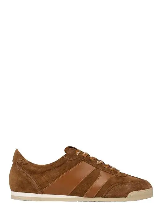 COLLEGIUM Pista Low-top Sneakers - Cognac Leather