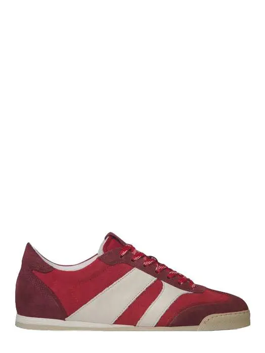 COLLEGIUM Pista Low-top Sneakers - Ruby Leather