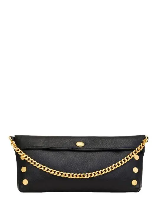 HAMMITT Invitation Clutch - Black/brushed Gold