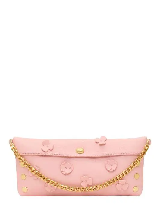 HAMMITT Invitation Clutch - Flamingo Flora/brushed Gold