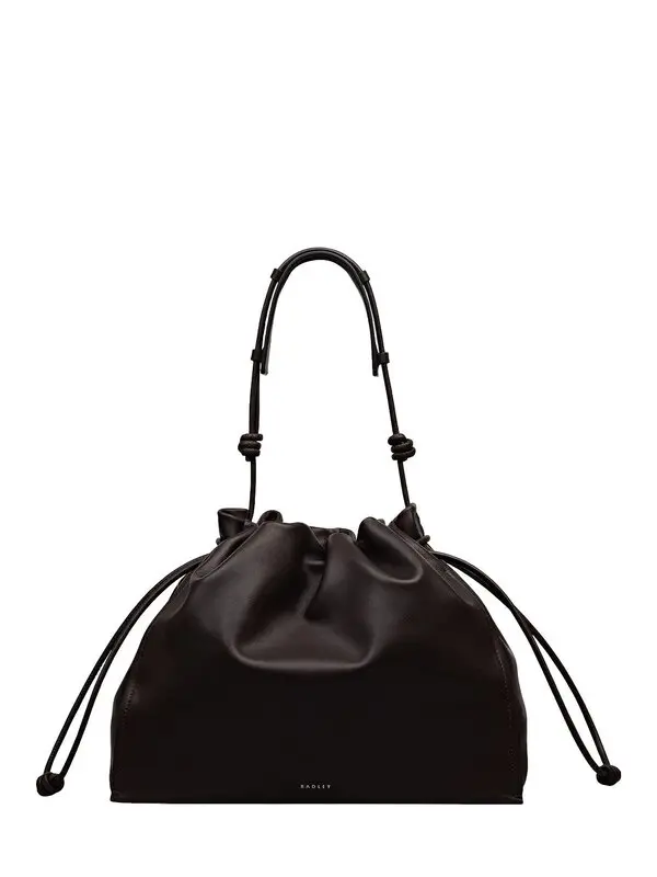 RADLEY The Roxburgh Drawstring Shoulder Bag - Dark Oak