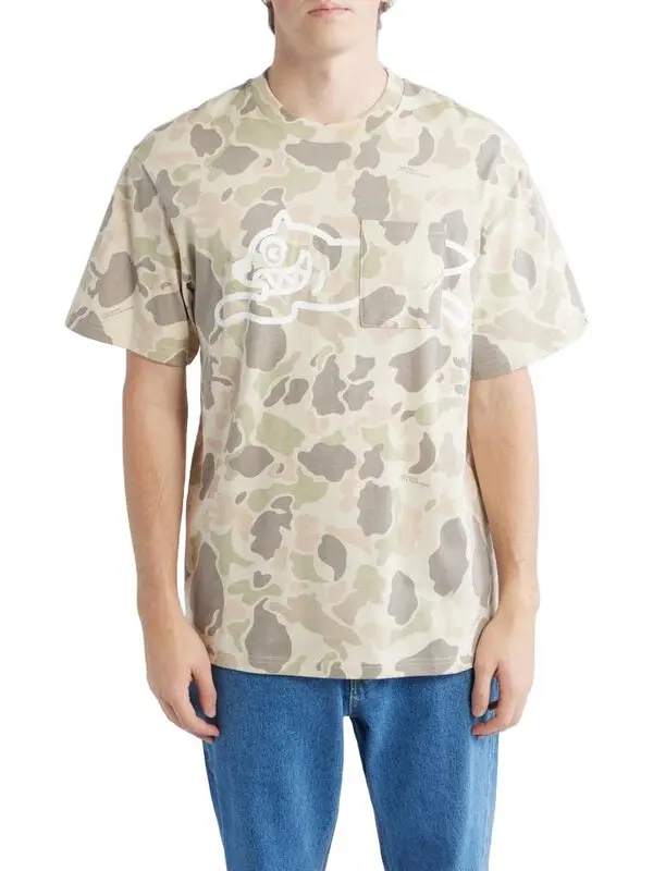 ICECREAM Biggie Graphic T-shirt - Camo