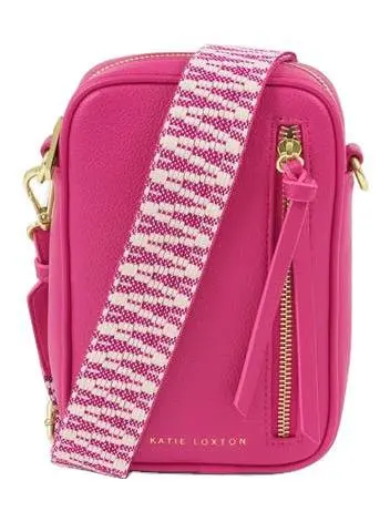 KATIE LOXTON Hallie Small Crossbody Bag - Fuschia