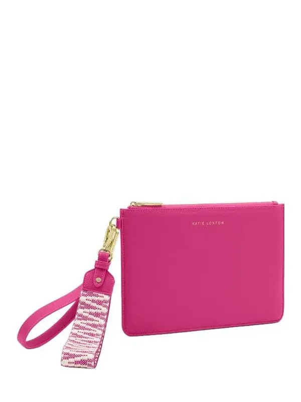 KATIE LOXTON Hallie Wristlet Pouch - Fushia