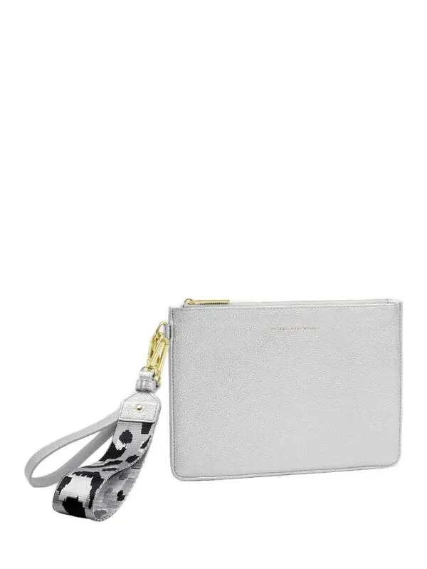 KATIE LOXTON Hallie Wristlet Pouch - Silver