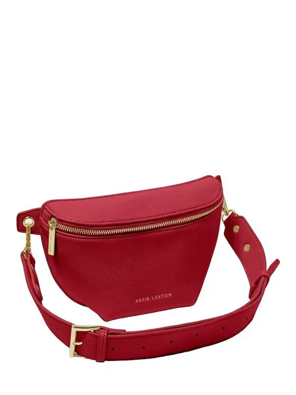 KATIE LOXTON Maya Belt Bag - Garnet Red