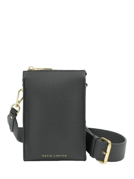 KATIE LOXTON Avery Slim Crossbody Bag - Graphite Green