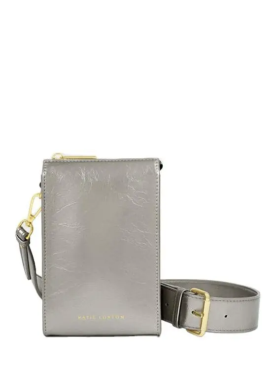 KATIE LOXTON Avery Slim Crossbody Bag - Pewter