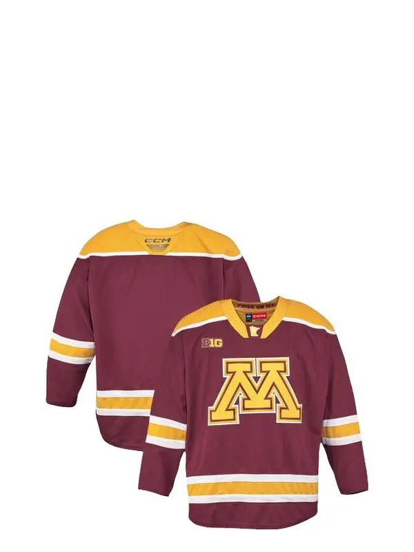 CCM Minnesota Golden Gophers Home Replica Hockey Jersey - Maroon