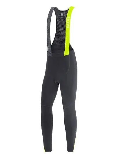 GOREWEAR C5 Thermo Bib Tights - Black/neon Yellow