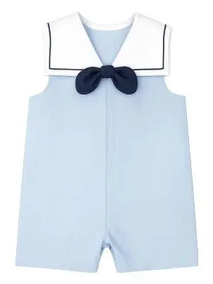 FLORENCE EISEMAN Pincord Sailor Shortall - Blue/white