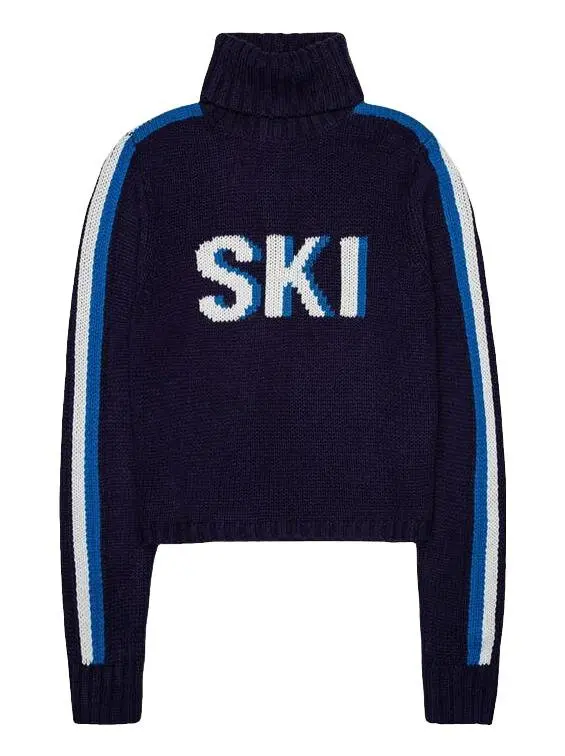 ELLSWORTH + IVEY Jade Ski Sweater - Navy Ski