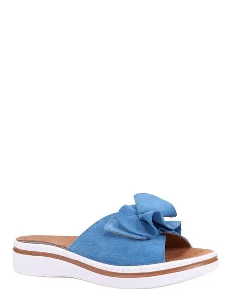Ron White Frani Slide Sandal - Cerulean