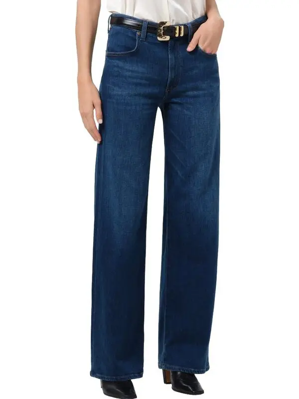 Citizens Of Humanity Annina High-waist Wide-leg Jeans - Pierre Indigo