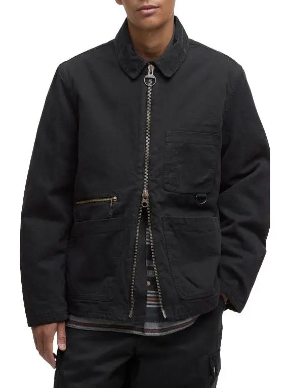 Barbour Cove Casual Cotton Jacket - Black