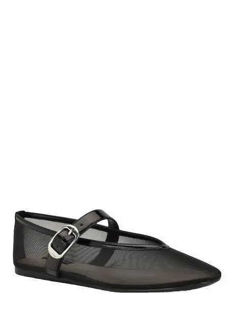 Nine West Vanceen Mary Jane Flat - Black