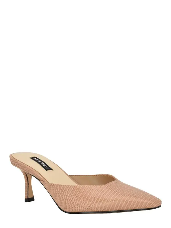 Nine West Camenla Mule - Light Natural
