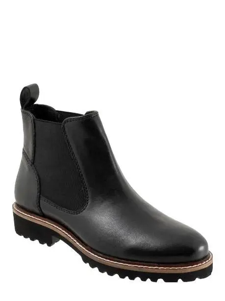 Softwalk Indy Chelsea Boot - Black Smooth