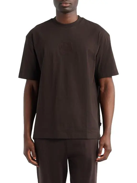 BOSS Tames Crewneck T-shirt - Dark Brown