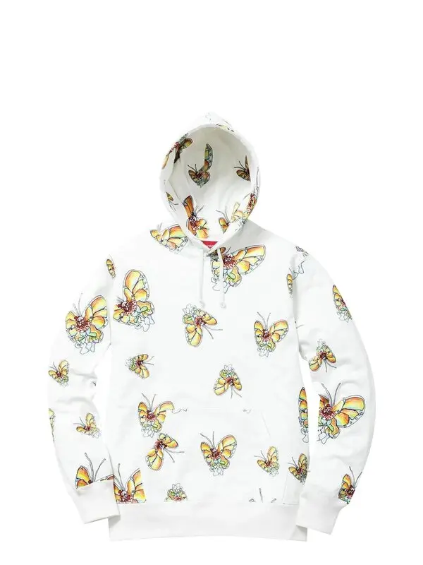 Supreme Gonz Butterfly Hooded Sweatshirt - Cream