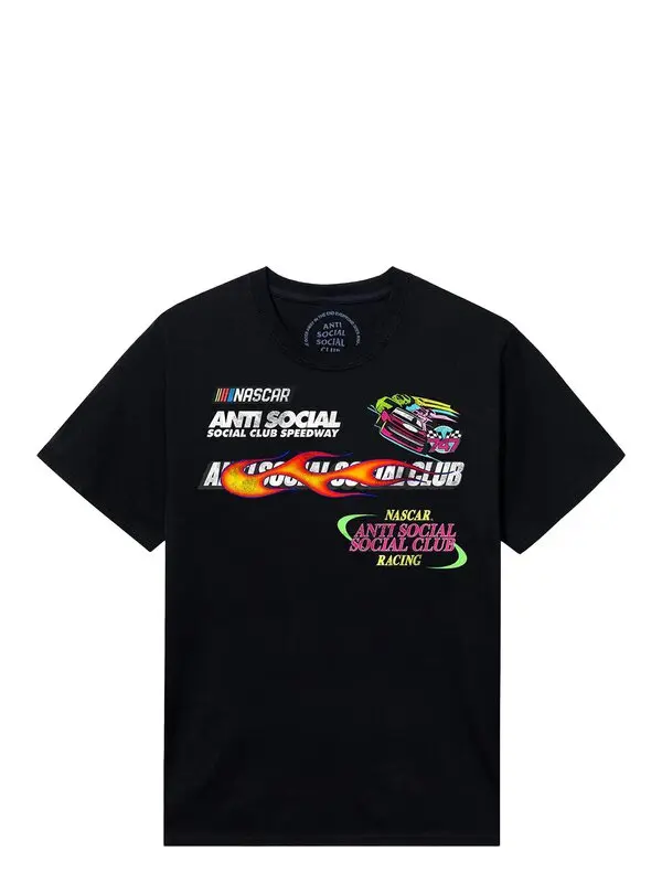 ANTI SOCIAL SOCIAL CLUB X Nascar Daytona Tee - Black