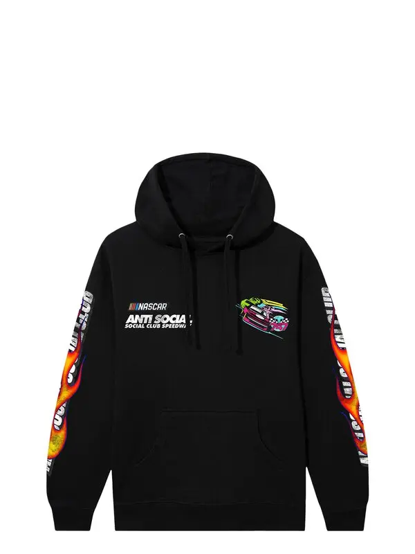 ANTI SOCIAL SOCIAL CLUB X Nascar Daytona Hoodie - Black
