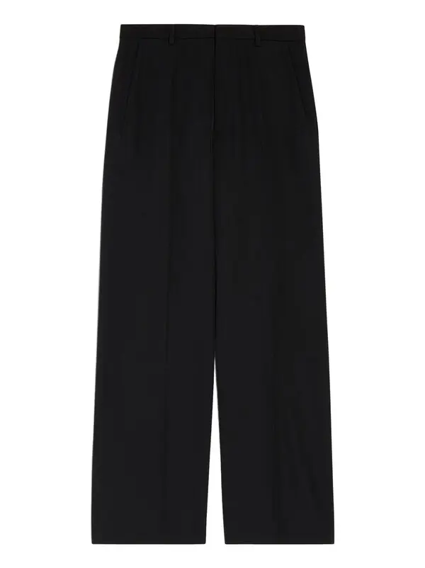Balenciaga Large Tailored Pants - Black