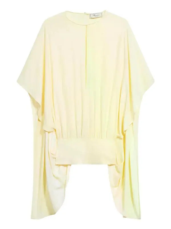Blumarine Cap-sleeve Blouse - Yellow