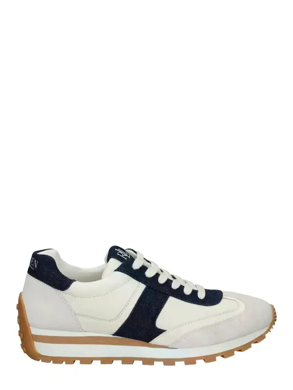 Ralph Lauren Leather Sneakers - Neutrals
