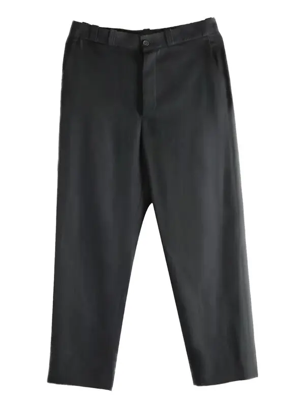 THE ROW Straight-leg Trousers - Black