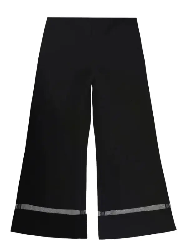 Khaite Wallace Flared Trousers - Black