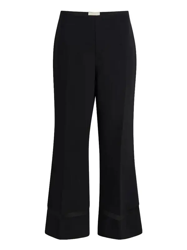 Khaite Wallace Flared Trousers - Black