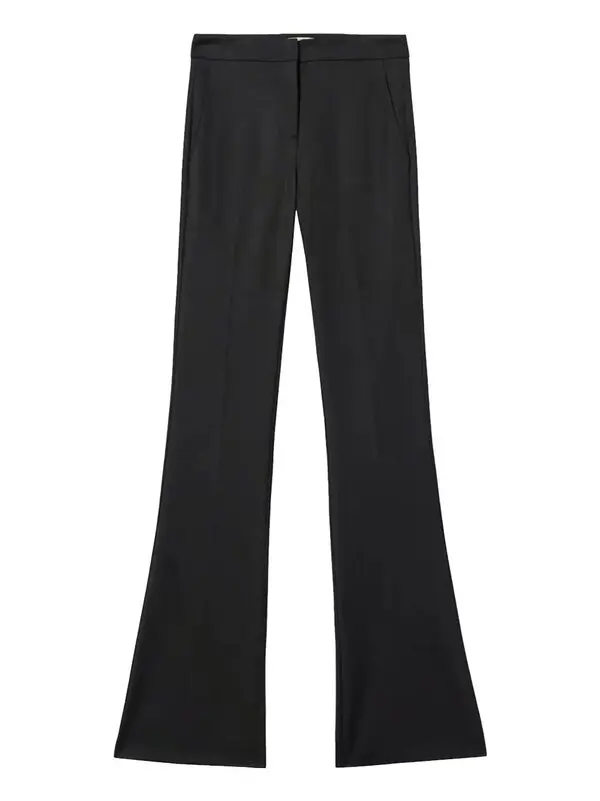 Blumarine Diagonal-weave Trousers - Black