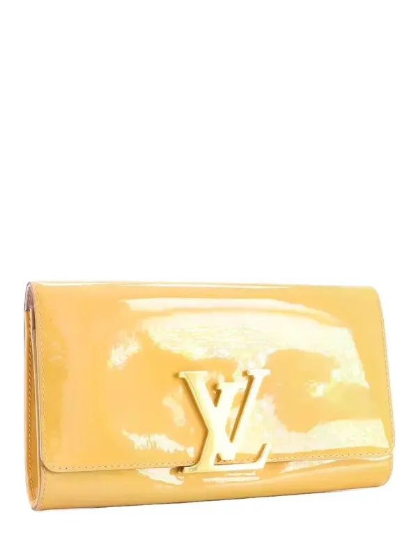LOUIS VUITTON Louise Patent Long Clutch - Yellow