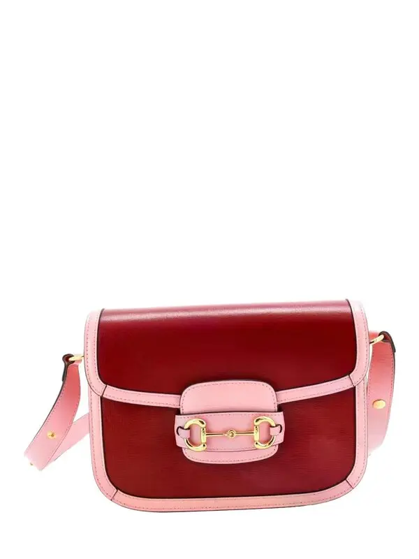 Gucci Horsebit 1955 Small Shoulder Bag - Pink