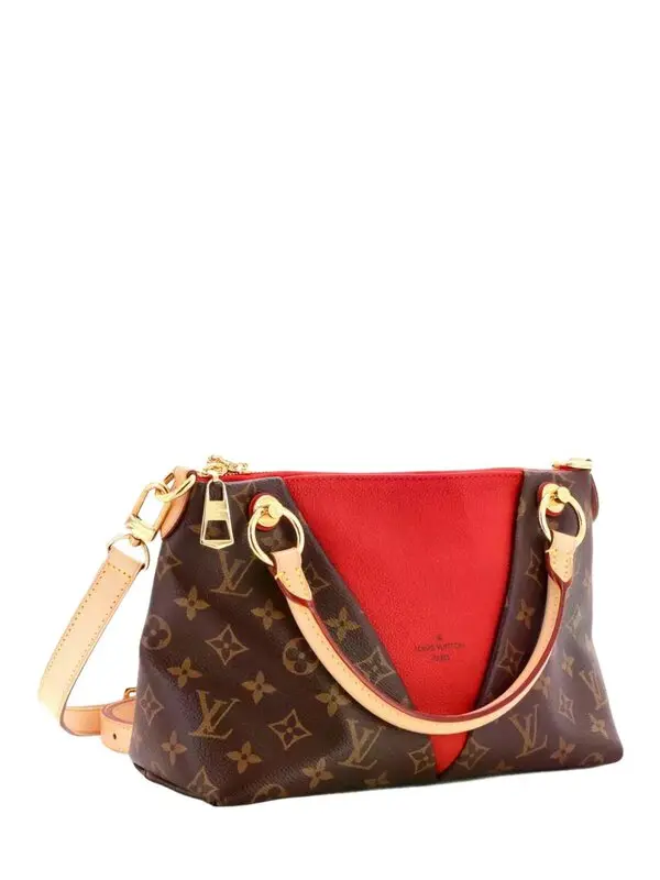LOUIS VUITTON Monogram Canvas And Leather Bb Tote - Red