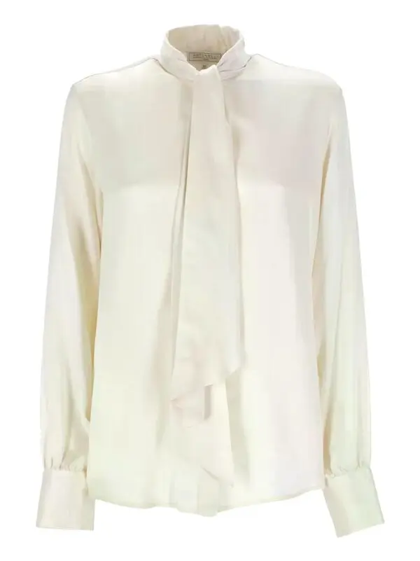 Antonelli Firenze Bow-detail Shirt - Neutrals
