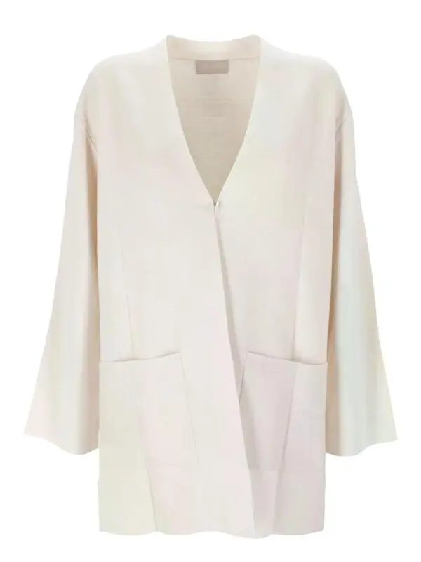 Hemisphere Open-front Cardigan - Neutrals