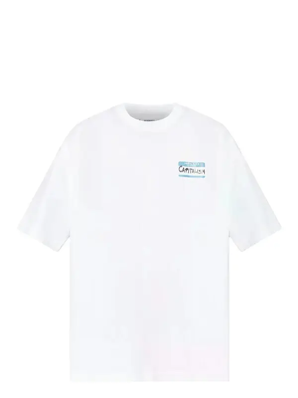Vetements My Name Is T-shirt - White