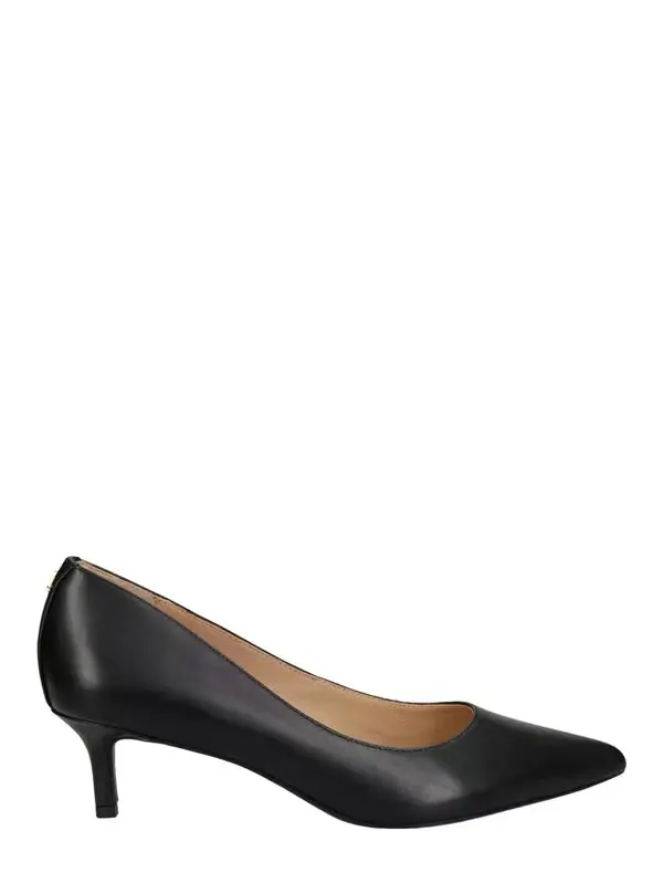 Ralph Lauren Pointed Leather Pumps - Black