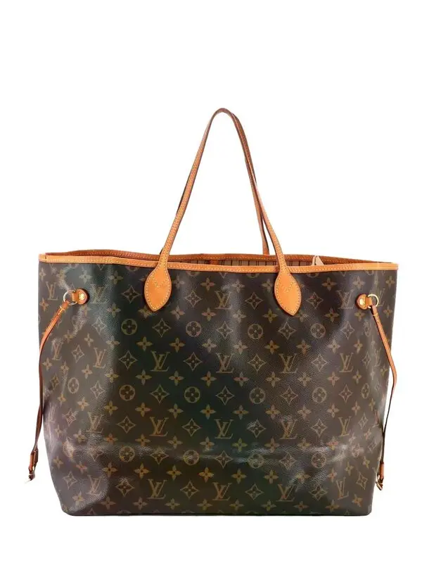 LOUIS VUITTON Neverfull Monogram Canvas Gm Tote Bag - Brown